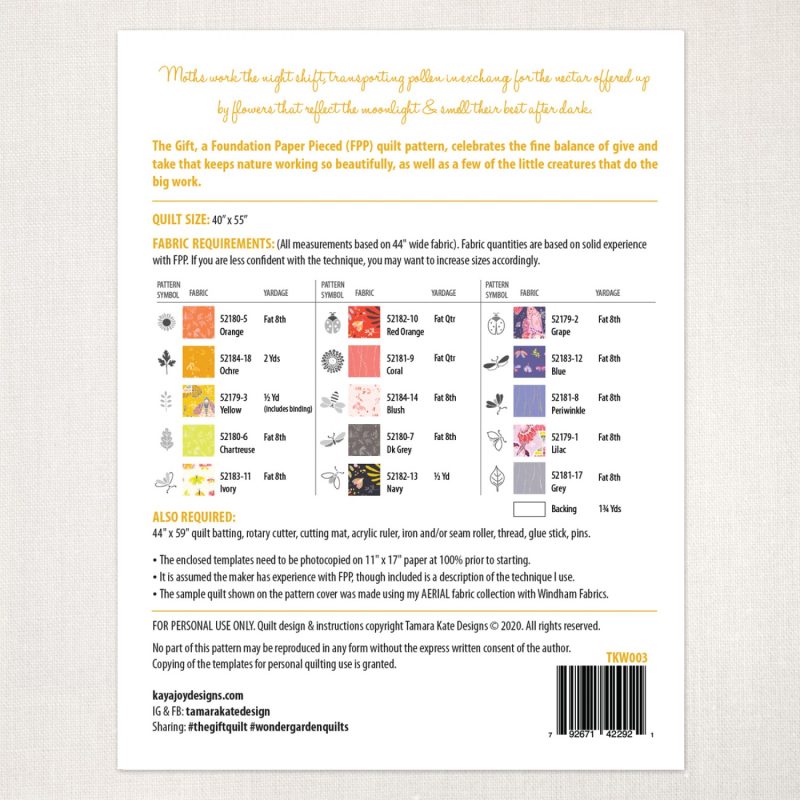 The Gift Quilt Pattern – Fat Stitch – Quilting and Sewing Supply